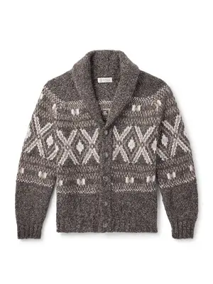 Brunello Cucinelli Frill Cardigans For Men