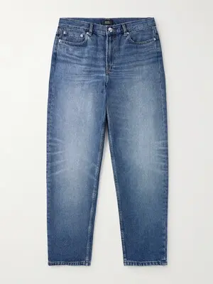 A.p.c. Martin Straight-leg Cropped Jeans - Blue