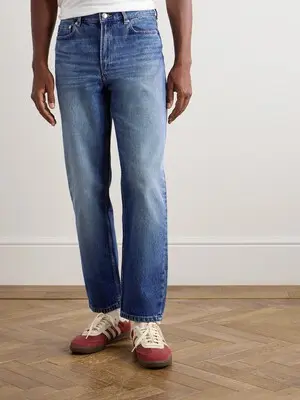 A.p.c. Martin Straight-leg Cropped Jeans - Blue