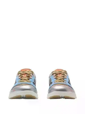 Burberry Matrix Low Top Sneakers - Blue