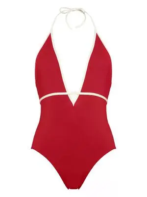 ERES One-piece Swimsuit With Halterneck - Red