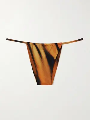 SKIMS Roberto Cavalli Signature String Bikini Bottom - Multi