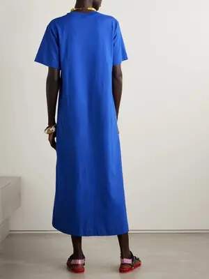Farm Rio Oversized Printed Cotton-jersey Maxi Dress