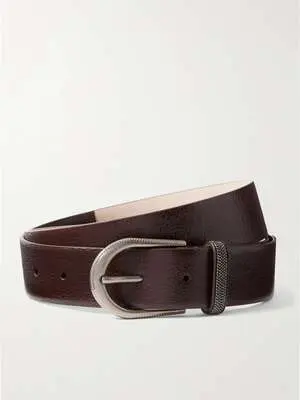 Brunello Cucinelli Leather Belt - Dark Brown