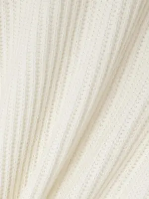 Brunello Cucinelli Ribbed Wool, Cashmere, And Silk-blend Sweater