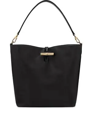 Longchamp Le Roseau Medium Leather Shoulder Bag