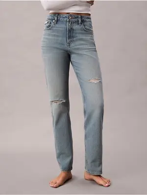 Calvin Klein High Rise Straight Jeans - Riverside