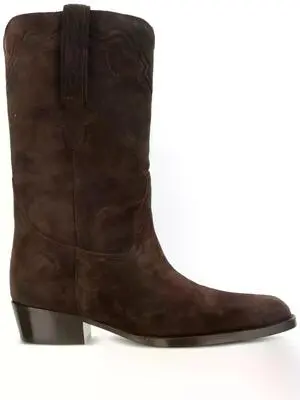 Paris Texas Suede Square-toe Boots