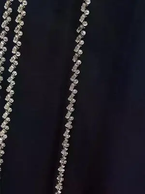 Prada Crystal-embellished Chiffon Minidress