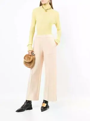 JIL SANDER Wide-leg Wool Trousers