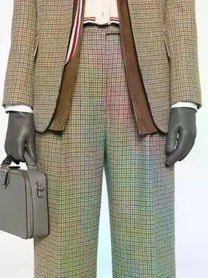 Thom Browne Ginclub Check Cheviot Tweed Trousers