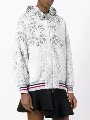 Moncler Embroidered Hooded Jacket