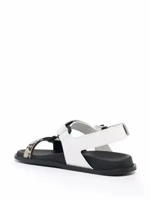 FERRAGAMO Open-toe Buckled Sandals - White