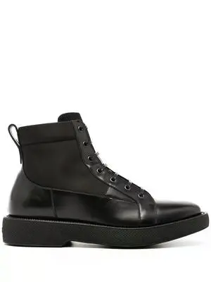 FERRAGAMO Paul Lace-up Biker Boots