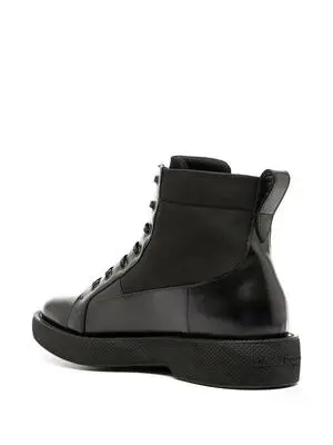 FERRAGAMO Paul Lace-up Biker Boots