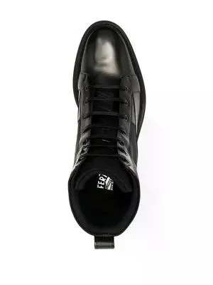 FERRAGAMO Paul Lace-up Biker Boots