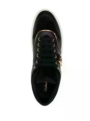 FERRAGAMO Borg Logo Low-top Sneakers