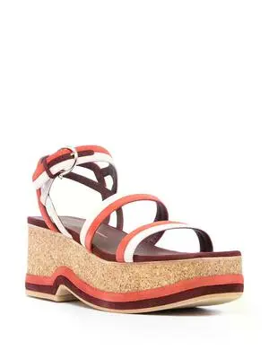 FERRAGAMO Wedge Platform Sandals