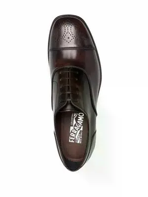 FERRAGAMO Perforated Oxford Shoes