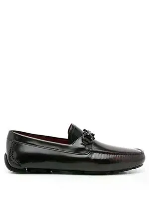 FERRAGAMO Leather Penny Loafers