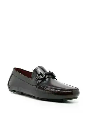 FERRAGAMO Leather Penny Loafers