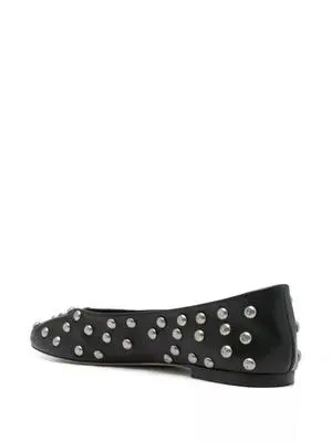 Gimaguas Stud-embellished Ballet Flats - Black