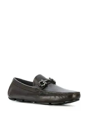 FERRAGAMO Gancio Horsebit Loafers - Brown