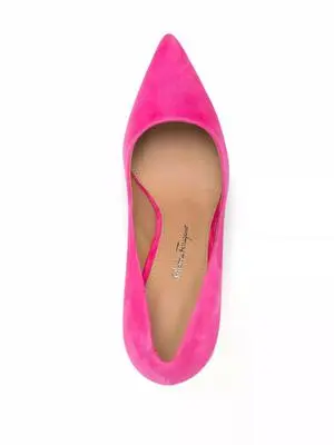 FERRAGAMO Pointed Leather Pumps