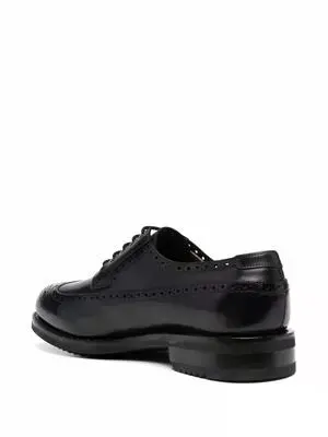 FERRAGAMO Marcus Perforated Derby Shoes