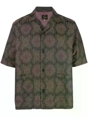 Needles Geometric-pattern Short-sleeved Shirt