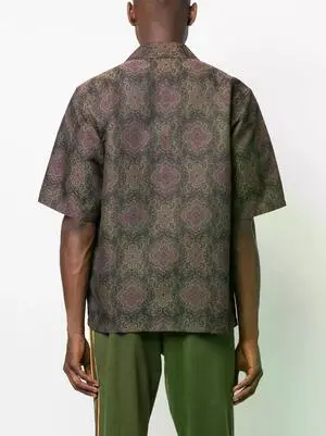 Needles Geometric-pattern Short-sleeved Shirt