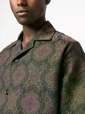 Needles Geometric-pattern Short-sleeved Shirt