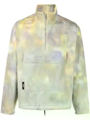 MSGM Tie-dye Half-zip Sweatshirt