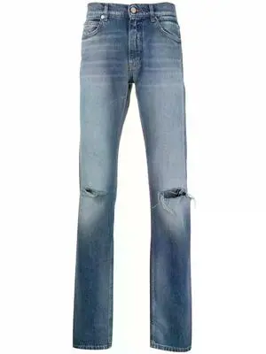Versace Distressed Jeans For Men