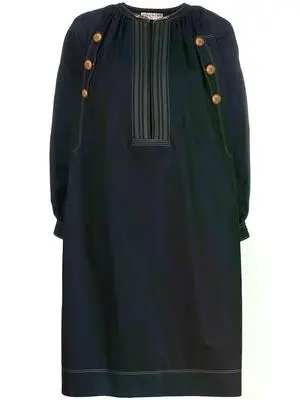 Givenchy Button Detailed Day Dresses