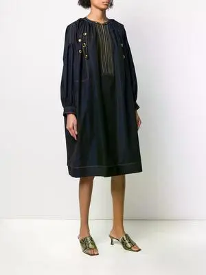 Givenchy Button-detailed Poplin Dress