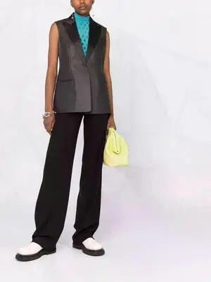 FERRAGAMO Tailored Leather Blazer