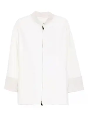 MANZONI 24 Long-sleeve Zip-front Coat