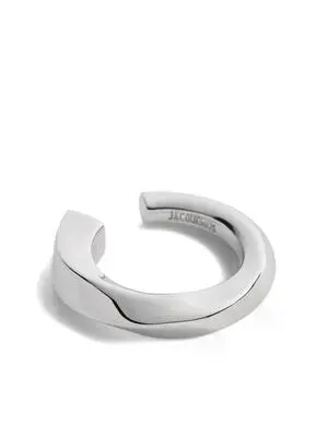 Jacquemus Logo-engraved Ring - Silver