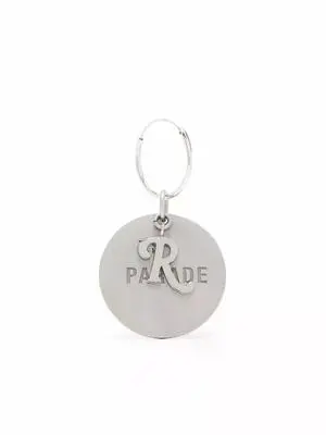 Raf Simons Parade Circular Charm Single Earring - Silver