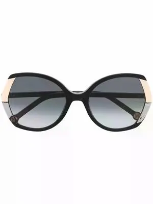 Carolina Herrera Oversized-frame Sunglasses - Black