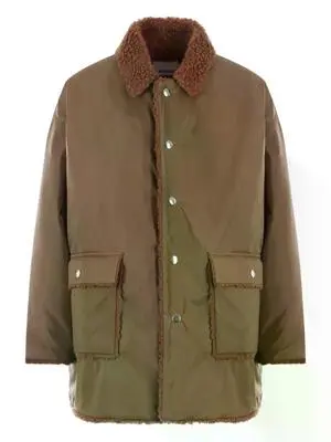 MYTHINKS Teddy-trimmed Jacket
