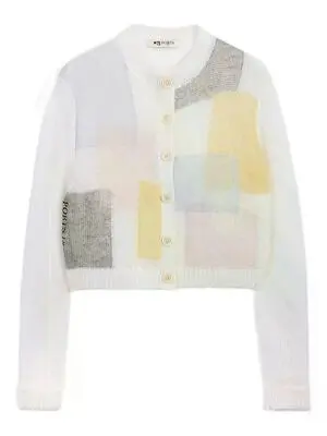 Ports 1961 Patchwork Cardigan - White