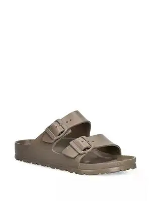 BIRKENSTOCK Arizona Double-buckle Slippers - Neutrals