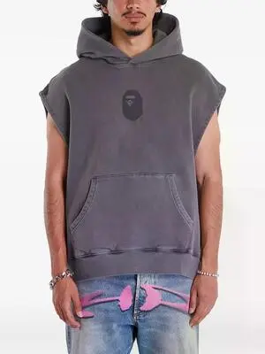 A BATHING APE Sleeveless Hooded Sweatshirt