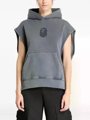 A BATHING APE Sleeveless Hooded Sweatshirt