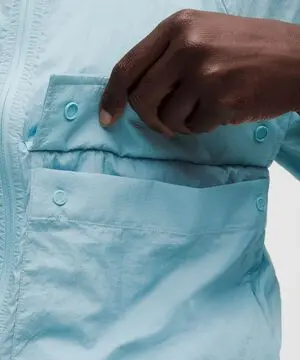 Lululemon Hood-lite Relaxed-fit Jacket - Seafoam