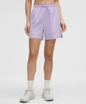 Women's Purple High Waisted Shorts