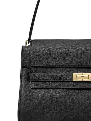 Tory Burch Large Lee Radziwill Shoulder Bag - Black