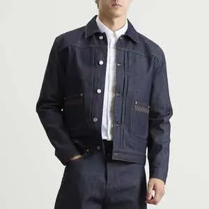 Drole De Monsieur Raw Denim Jacket - Brut